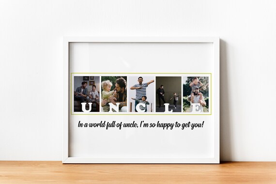 Uncle Photo Collage Digital Photo Collage Personalized Uncle - Etsy