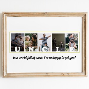 Uncle Photo Collage Digital Photo Collage Personalized Uncle - Etsy