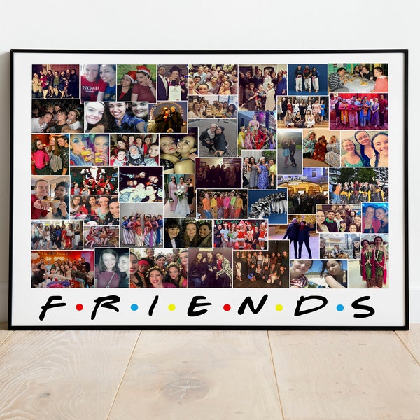 Best Friend Collage Poster - Etsy