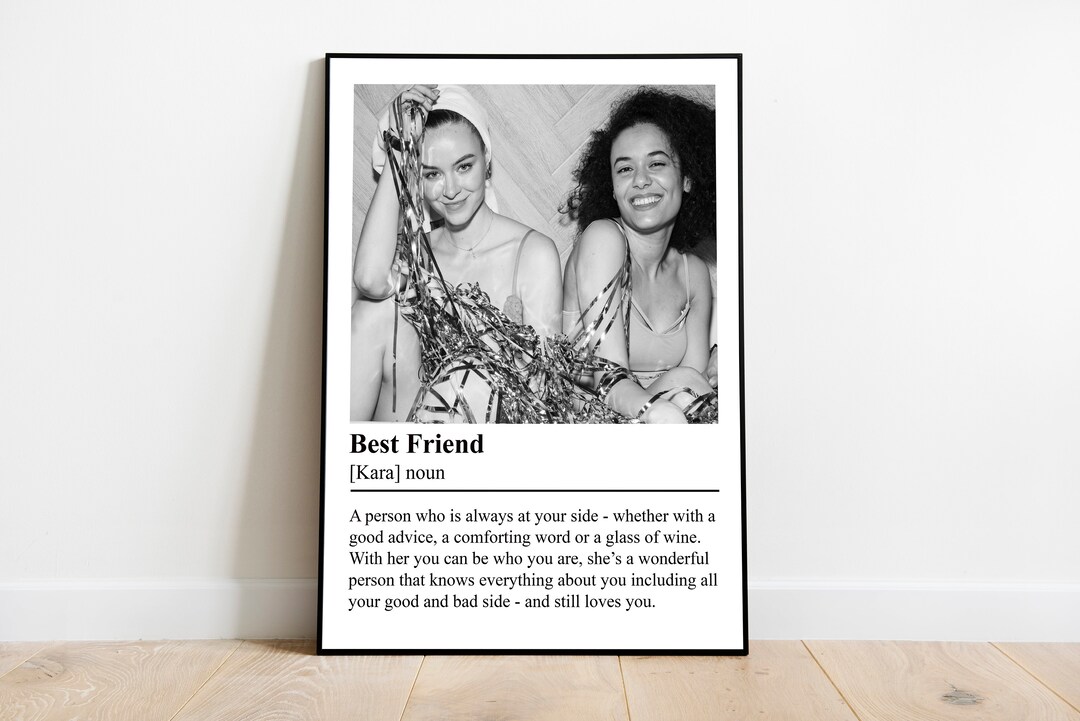 Personalized Poster | Best Friend Gift | Definition Best Friend | Gift ...