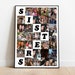 Sisters Photo Collage, Photo Sister Gift, Custom Sister Gift ...