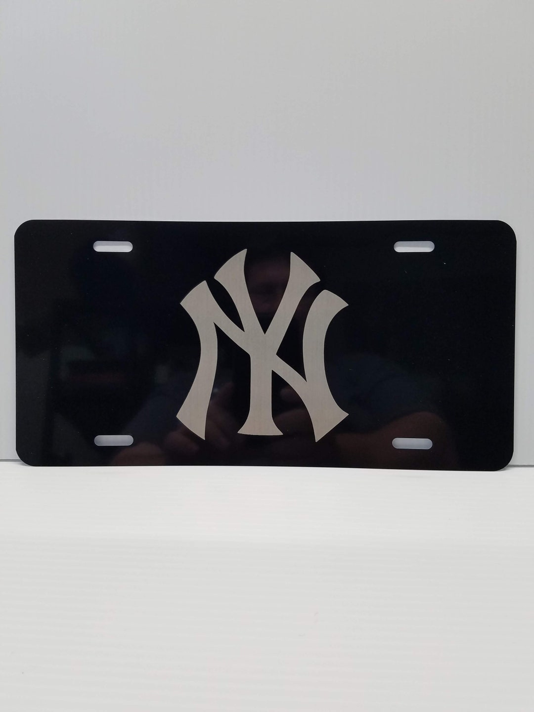 Laser Engraved Custom Vanity Plate Car Tag, Yankees - Etsy