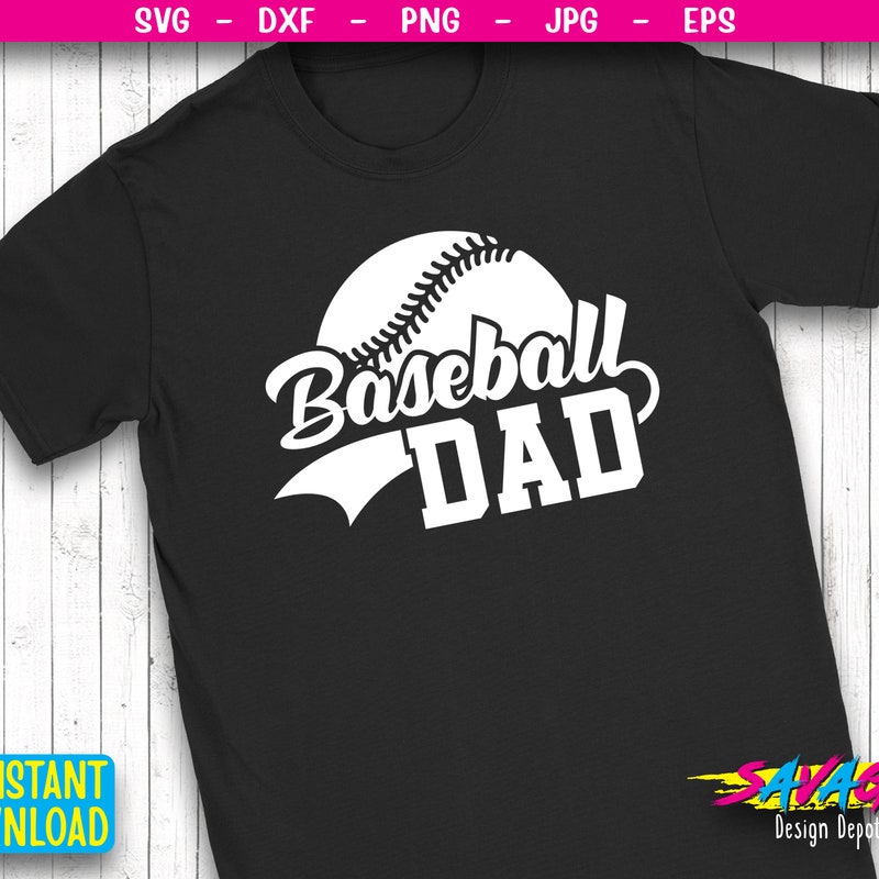 Baseball Dad Svg - Etsy