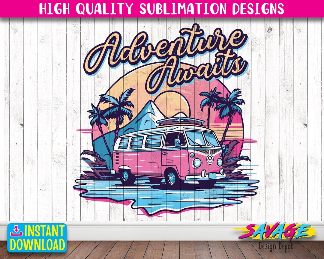 Vintage Sublimation Designs and Downloads Retro-inspired Pngs, Clipart ...