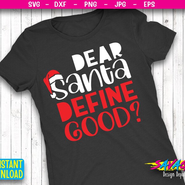 Santa Define Good - Etsy
