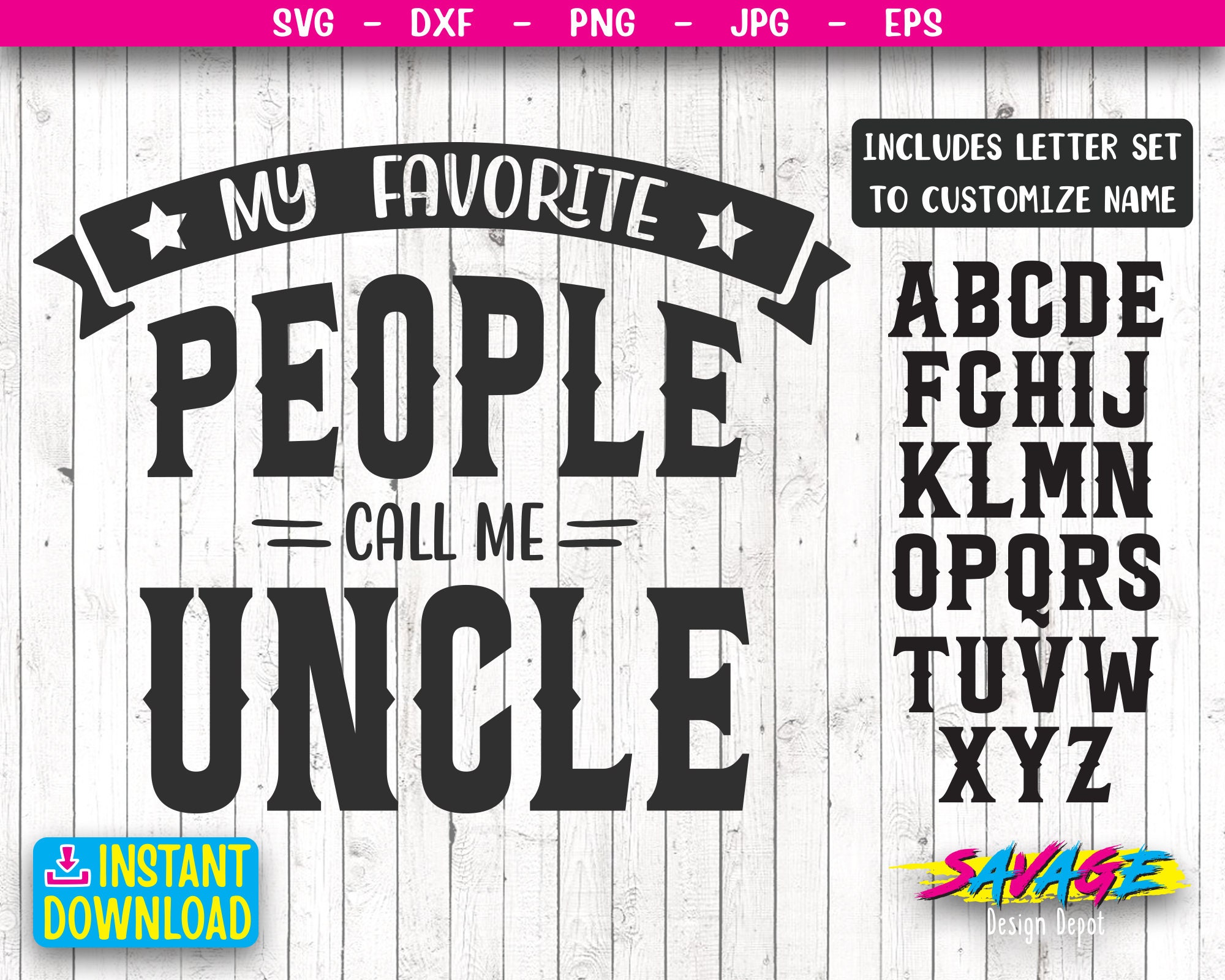 My Favorite People Call Me Uncle SVG Uncle Shirt Gift for | Etsy