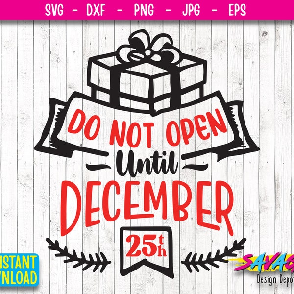 Do Not Open Until - Etsy