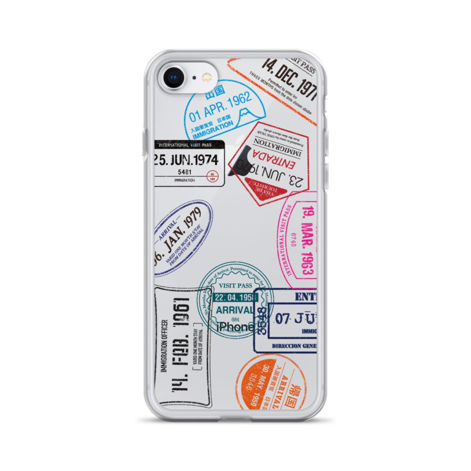 TR-001 Iphone Clear Case Collage Retro Trip 3 - Etsy