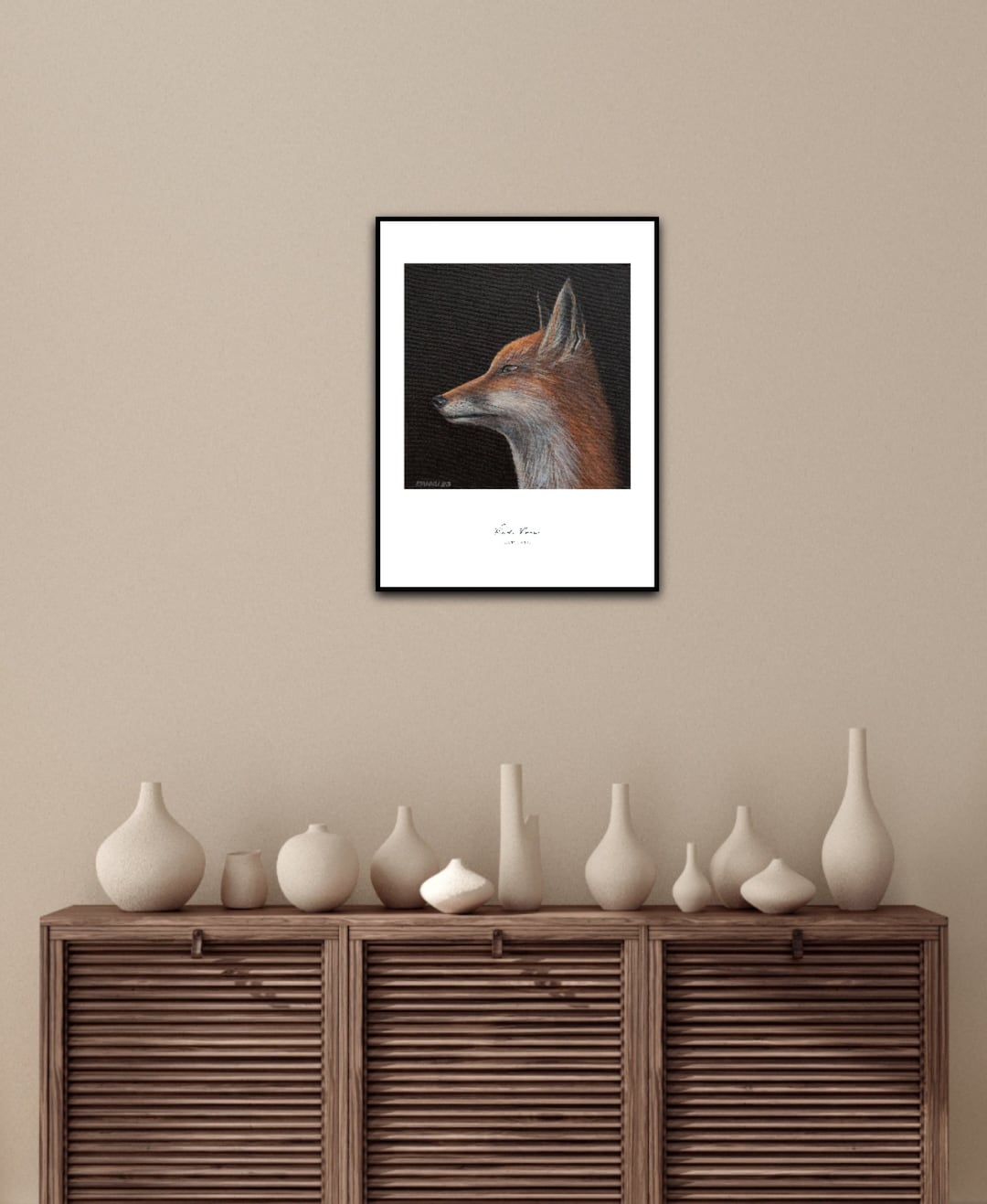 Poster - Red Fox, Sizes: 30x40cm, 12x16inc - Etsy