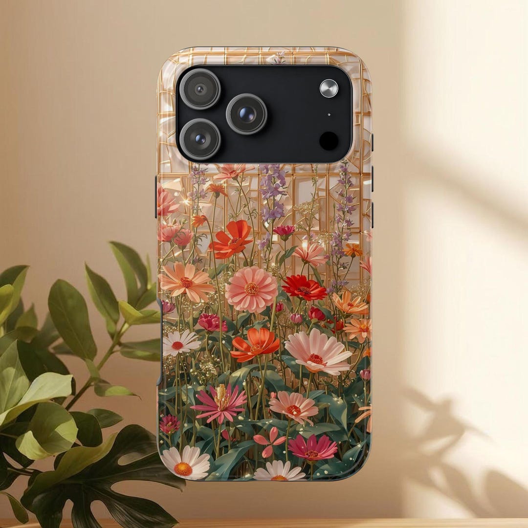 Wildflower Garden Phone Case | Cottagecore Floral - Etsy