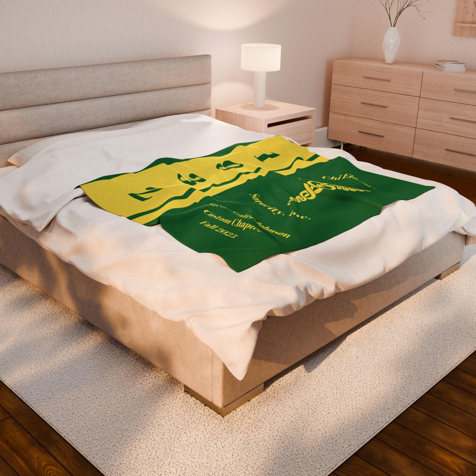 Personalized Chi Eta Phi Sorority Plush Blanket | Crossing Gift | Chi ...