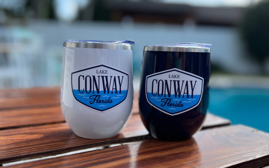 Lake Conway 12 Oz Wine Tumbler - Etsy