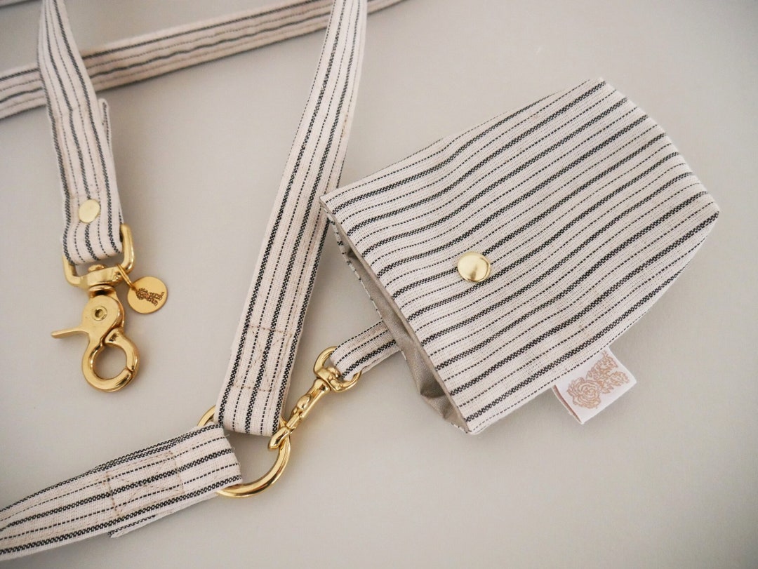 Linen Treat Bag Stripes Gassi-bag Treat Bag - Etsy