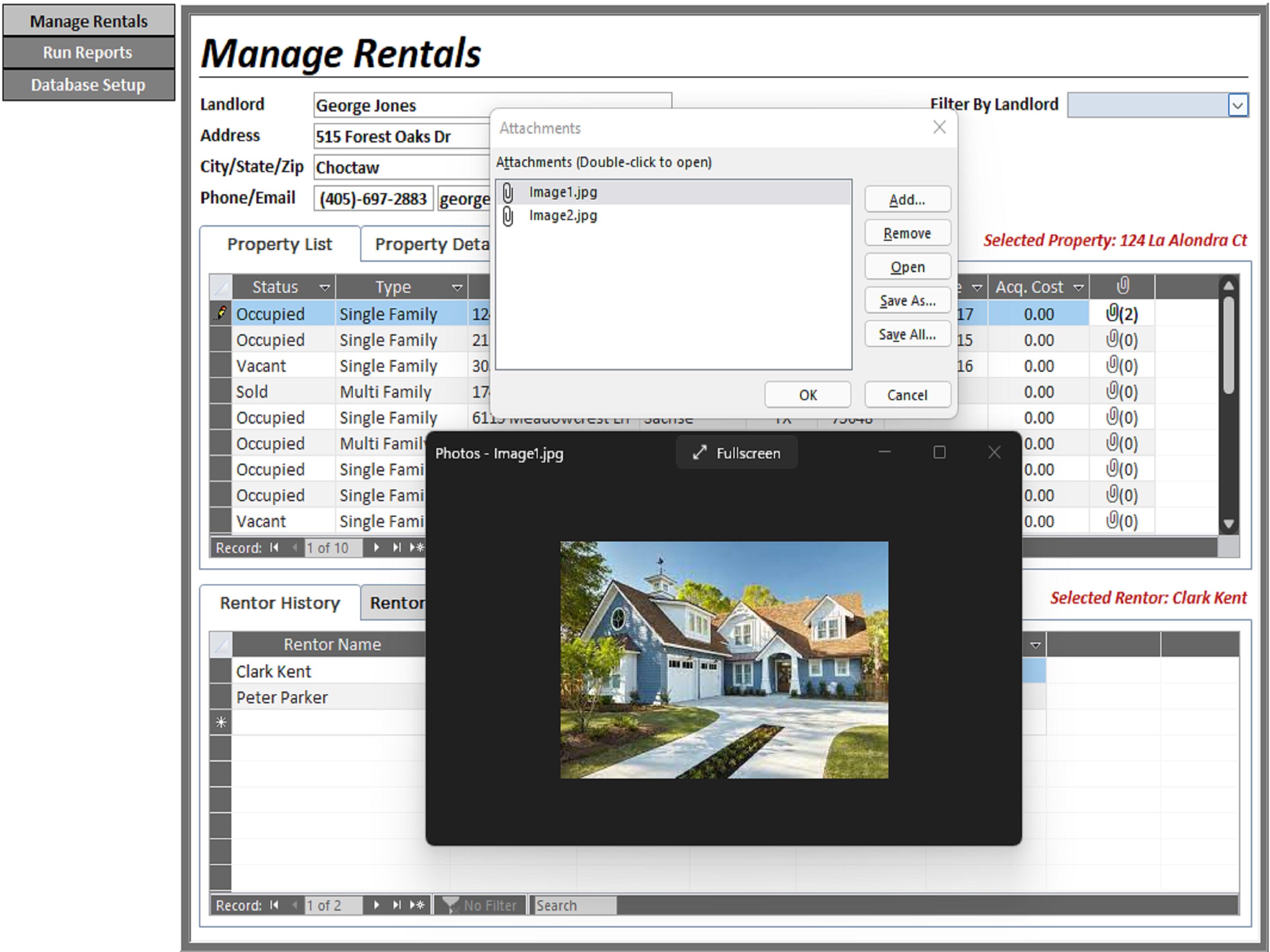 Property Management Database - Etsy