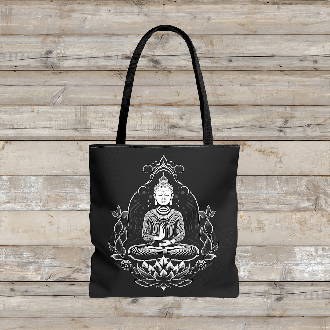 Mystical Buddha Tote Bag, Beach Bag, Grocery Bag, Shopping Bag, Gift ...