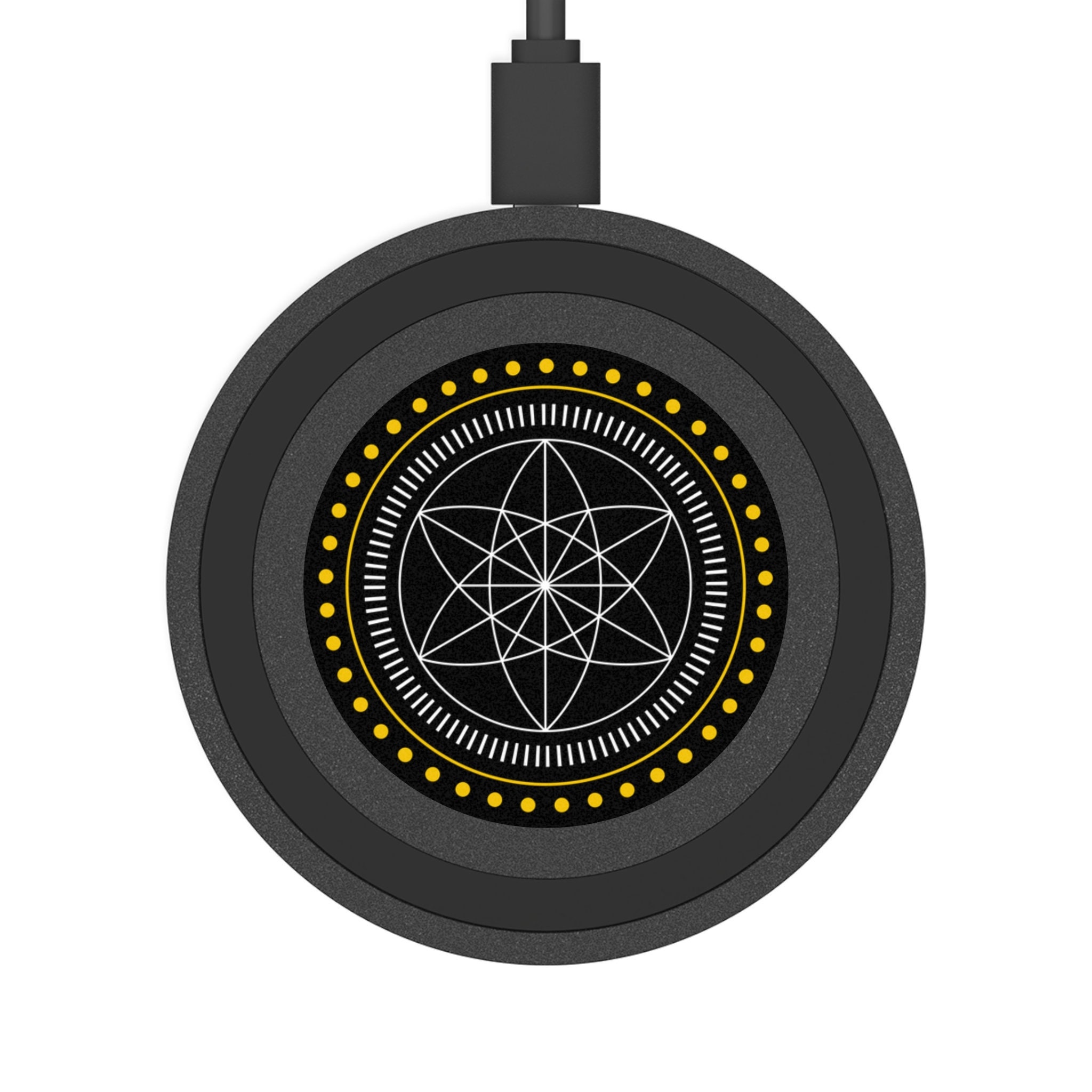 Sacred Geometry Vector Equilibrium Wireless Charging Pad for Smartphone ...