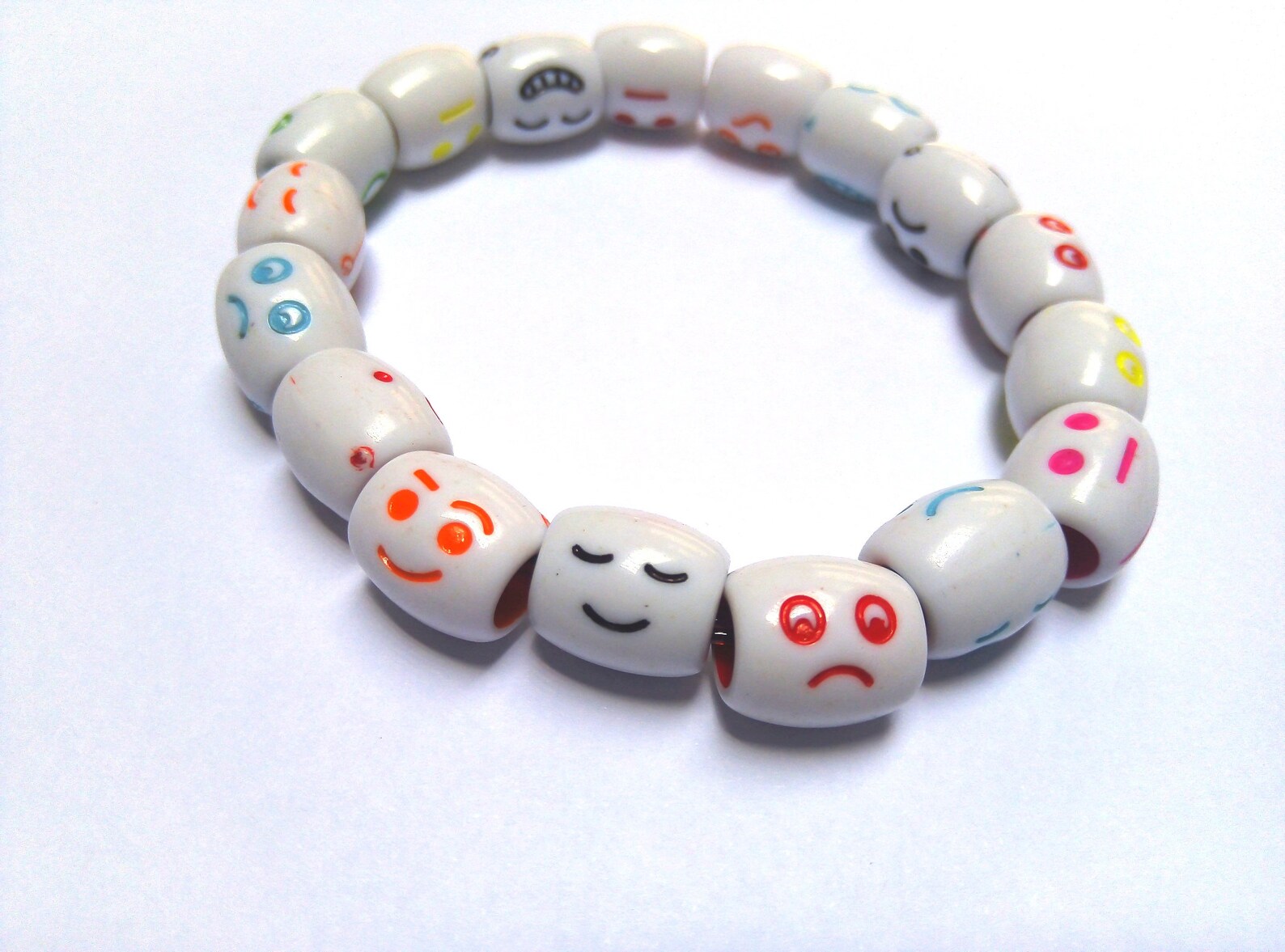 Beautiful Handmade Emoji Beaded Bracelet for Girls and Boys / | Etsy