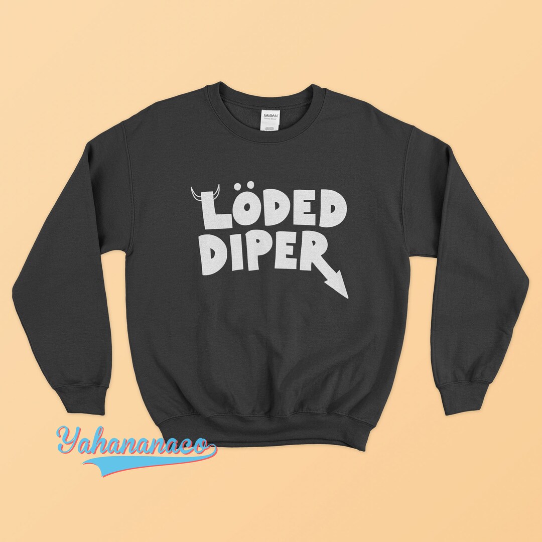Loded Diper Sweatshirt Rock Music Band Rodrick Heffley Löded Diper ...