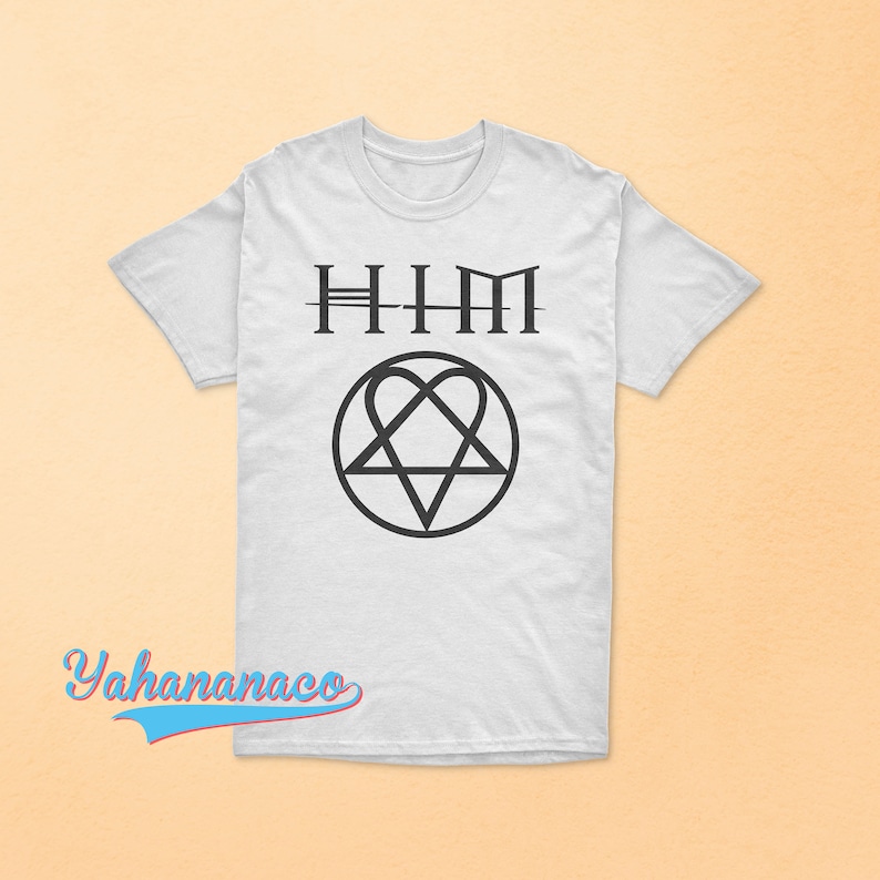 Him Band T-shirt Finnish Gothic Rock Gothic Metal Ville Valo Music Band ...