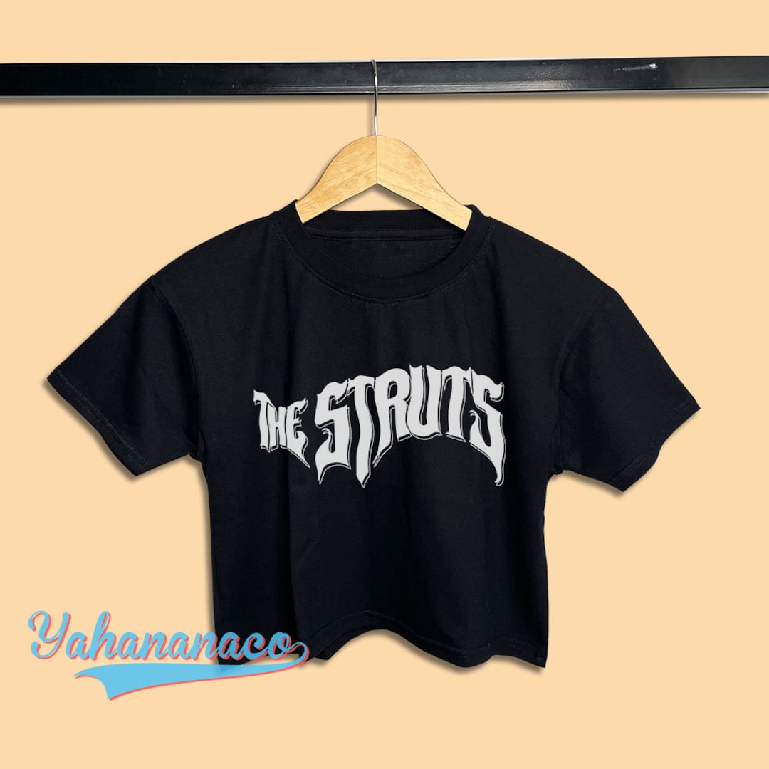 The Struts Crop Top Crop Tee British Rock Hard Rock Glam Rock Luke ...