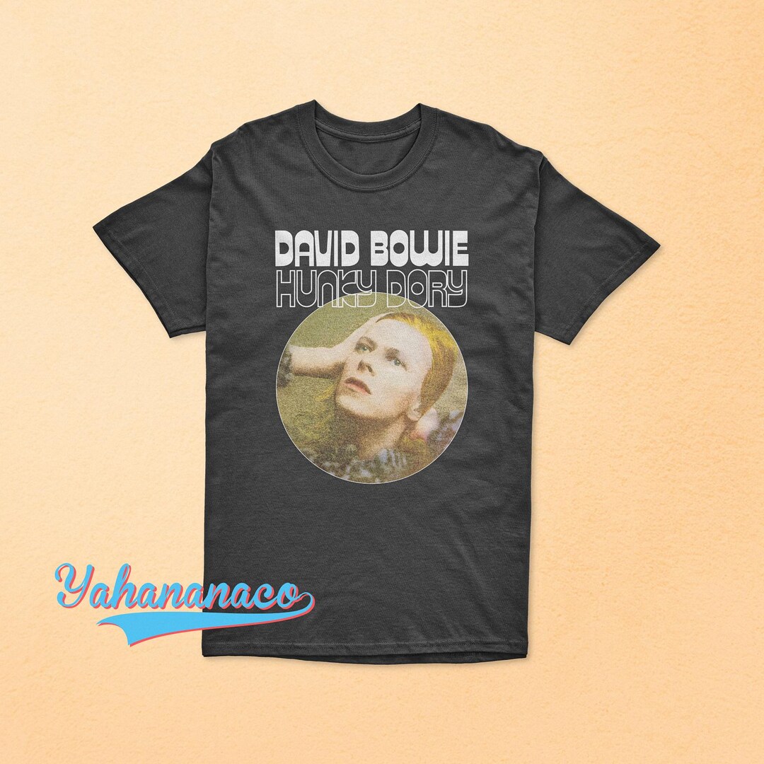 David Bowie T-shirt English Singer Rock Music Glam Rock Music Hunky ...