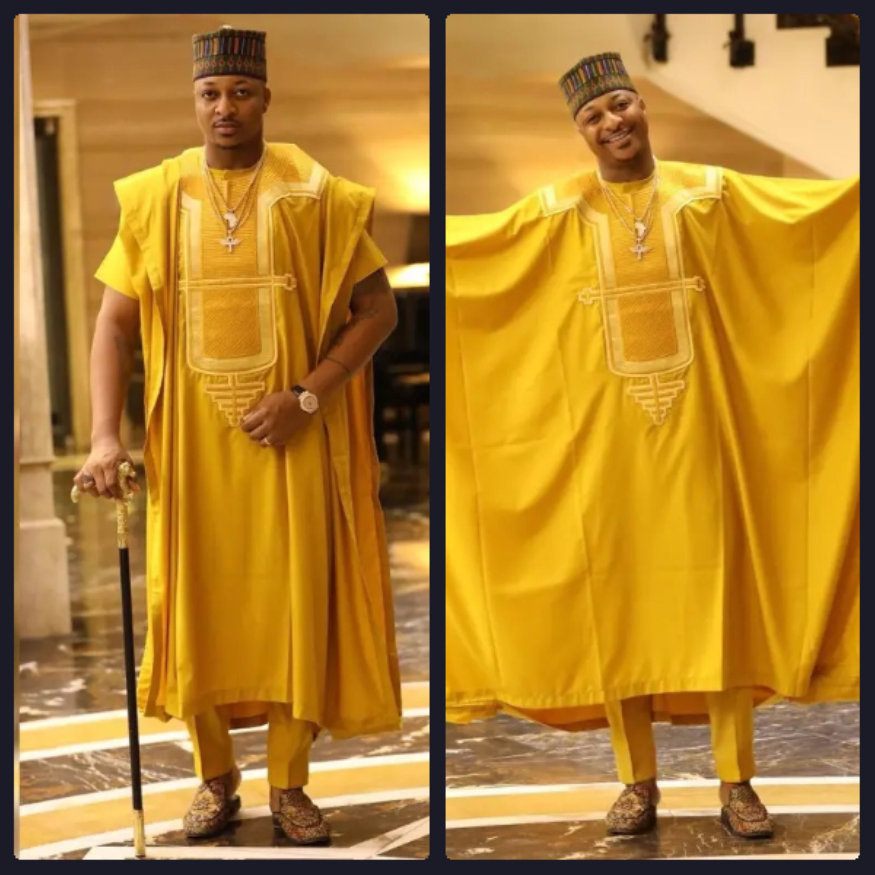 Agbada Buba Sokoto, African Men's 3-piece Outfit: Nigerian Party Outfit ...