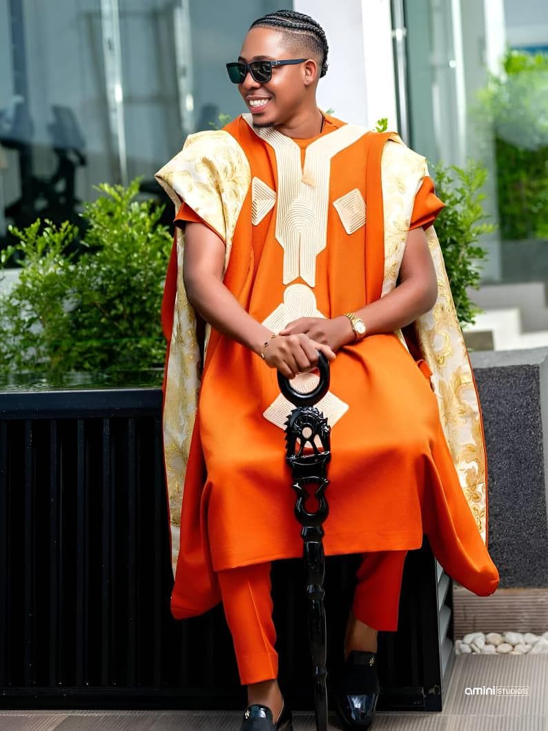 Agbada Buba Sokoto, African Men's 3-piece Outfit: Nigerian Party Outfit ...