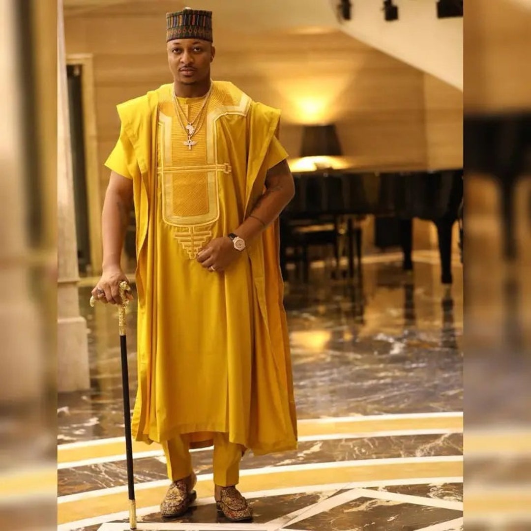 Agbada for Wedding, African Fashion, 3piece Set, Men Clothing, Men ...