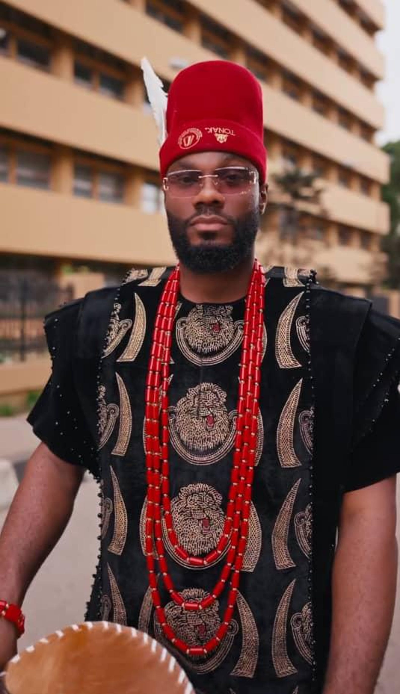 Igbo Traditional Isiagu Outfit for Men: Nigerian Chieftaincy Attire ...