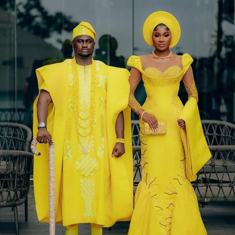 Matching Couples Agbada - Etsy