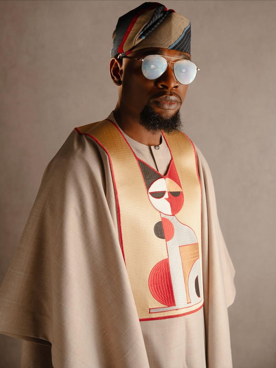 African Men Clothing: 3piece Embroidered Wedding Attire, Groom Outfit ...