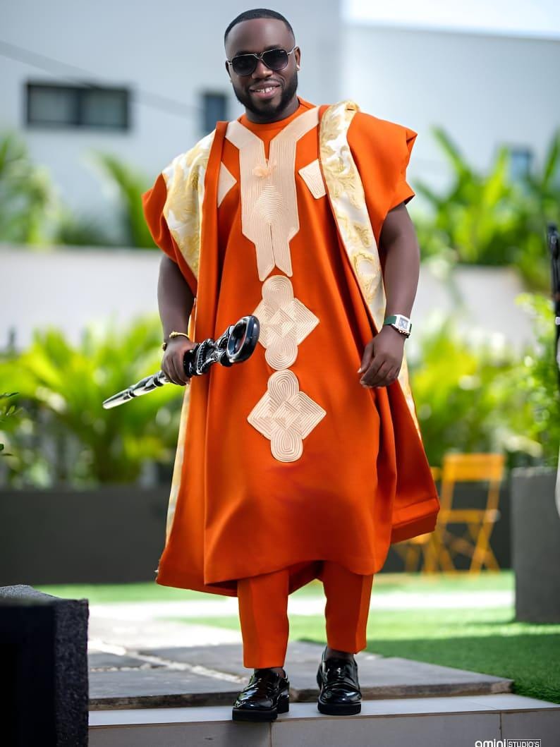 Agbada Buba Sokoto, African Men's 3-piece Outfit: Nigerian Party Outfit ...