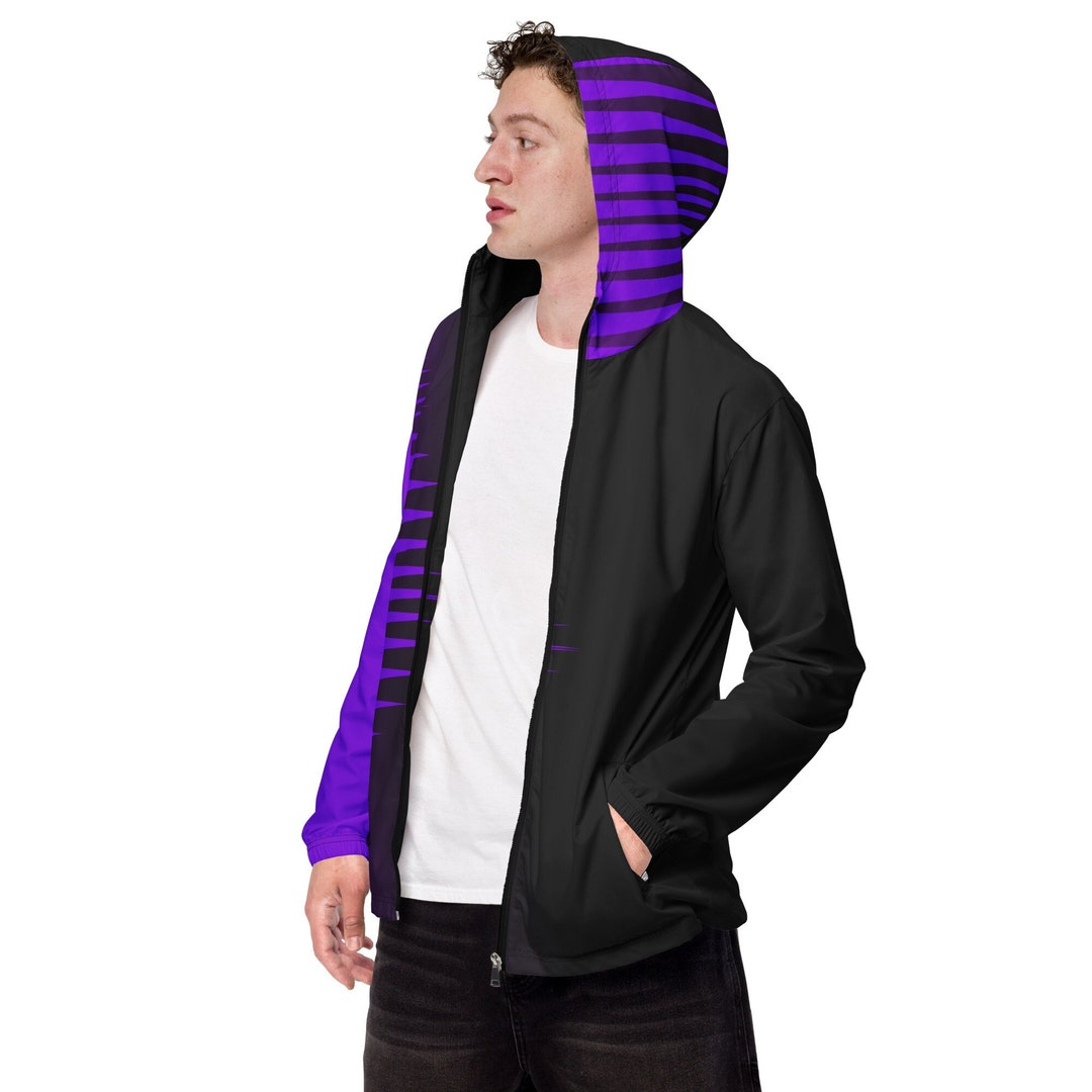 Purple Lightspeed Men's Windbreaker - Etsy