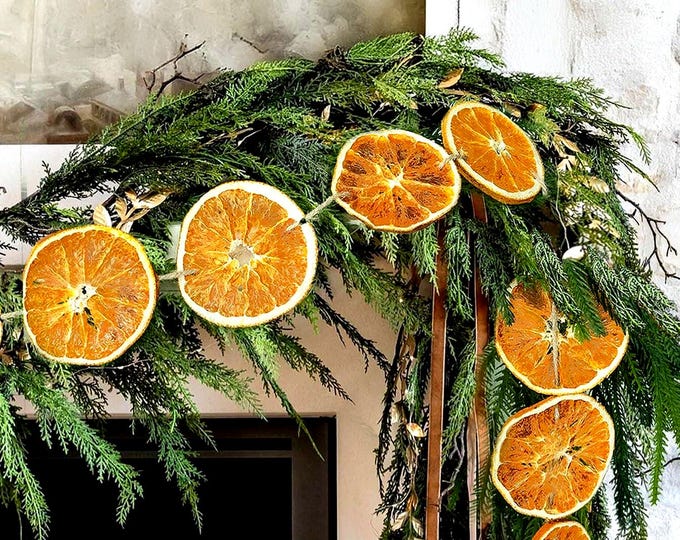 DIY Oranges Garland String Yourself, Dried Orange Slice Garland ...