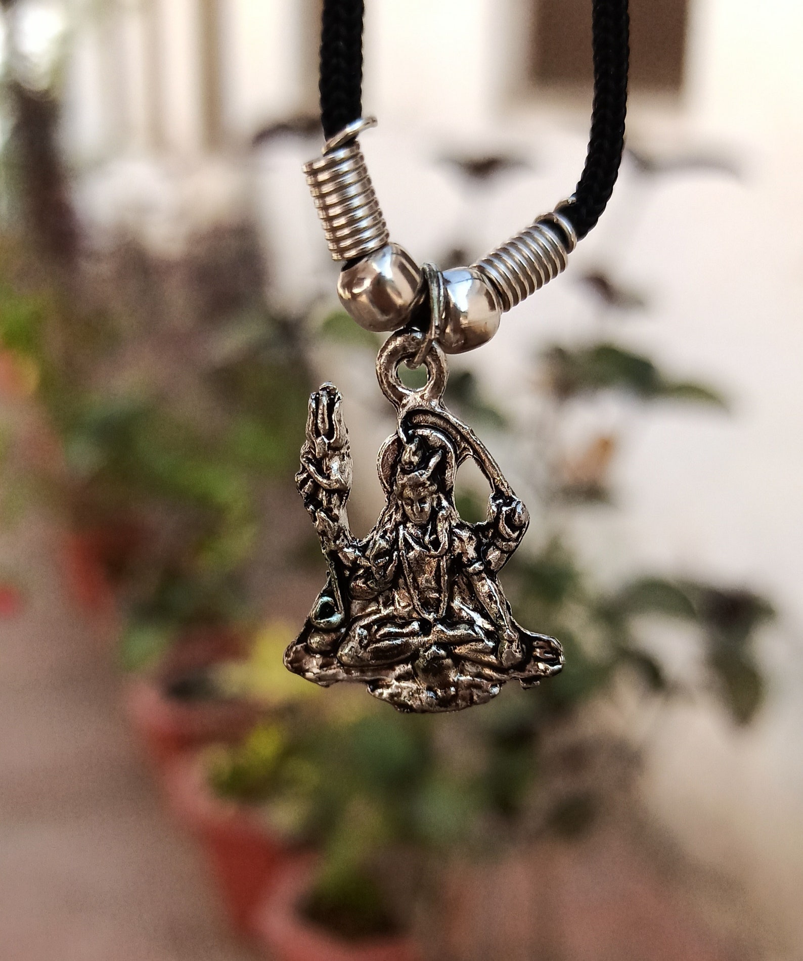 Shiva Pendantbholenath Necklace Mahadev Locket Hindu God - Etsy