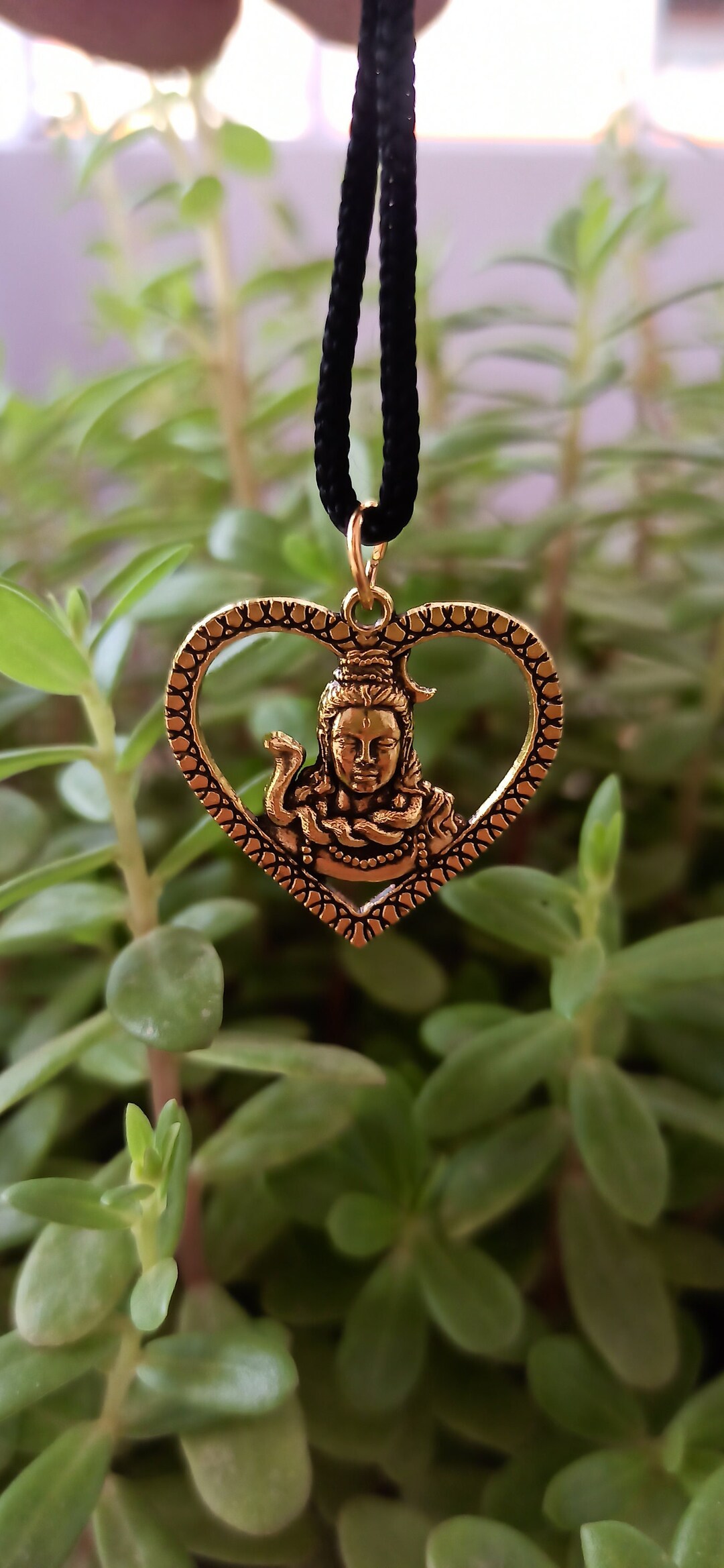 Shiva Pendant, Lord Shiva Heart Pendant, Hindu God Mahadev Charm ...