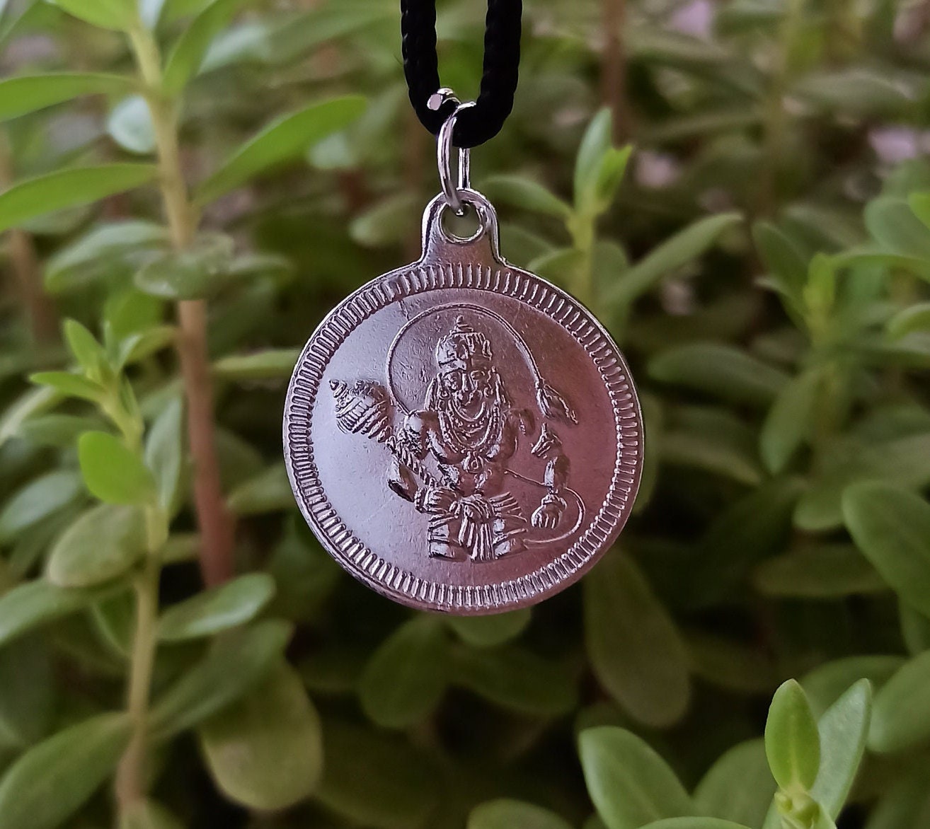 Lord Hanuman Pendant Hindu God Hanuman Silver Locket India - Etsy