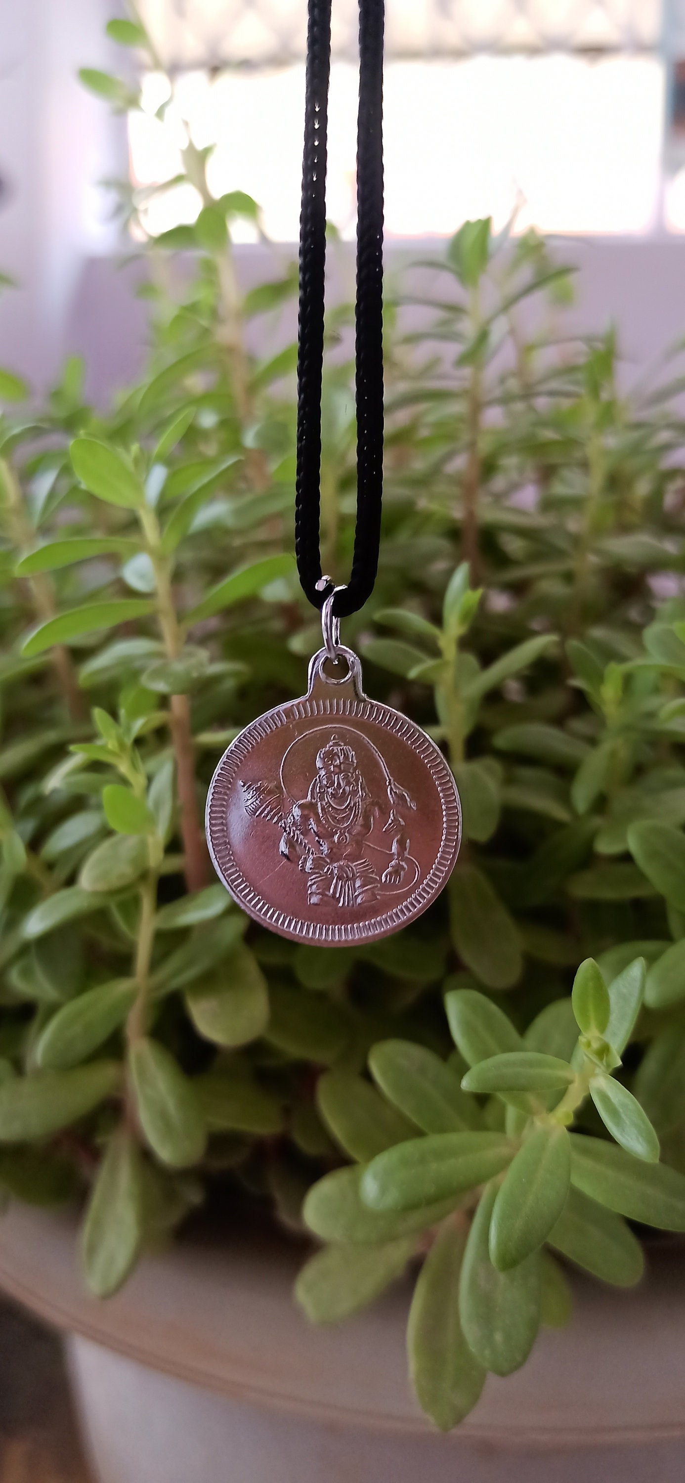 Lord Hanuman Pendant Hindu God Hanuman Silver Locket India - Etsy