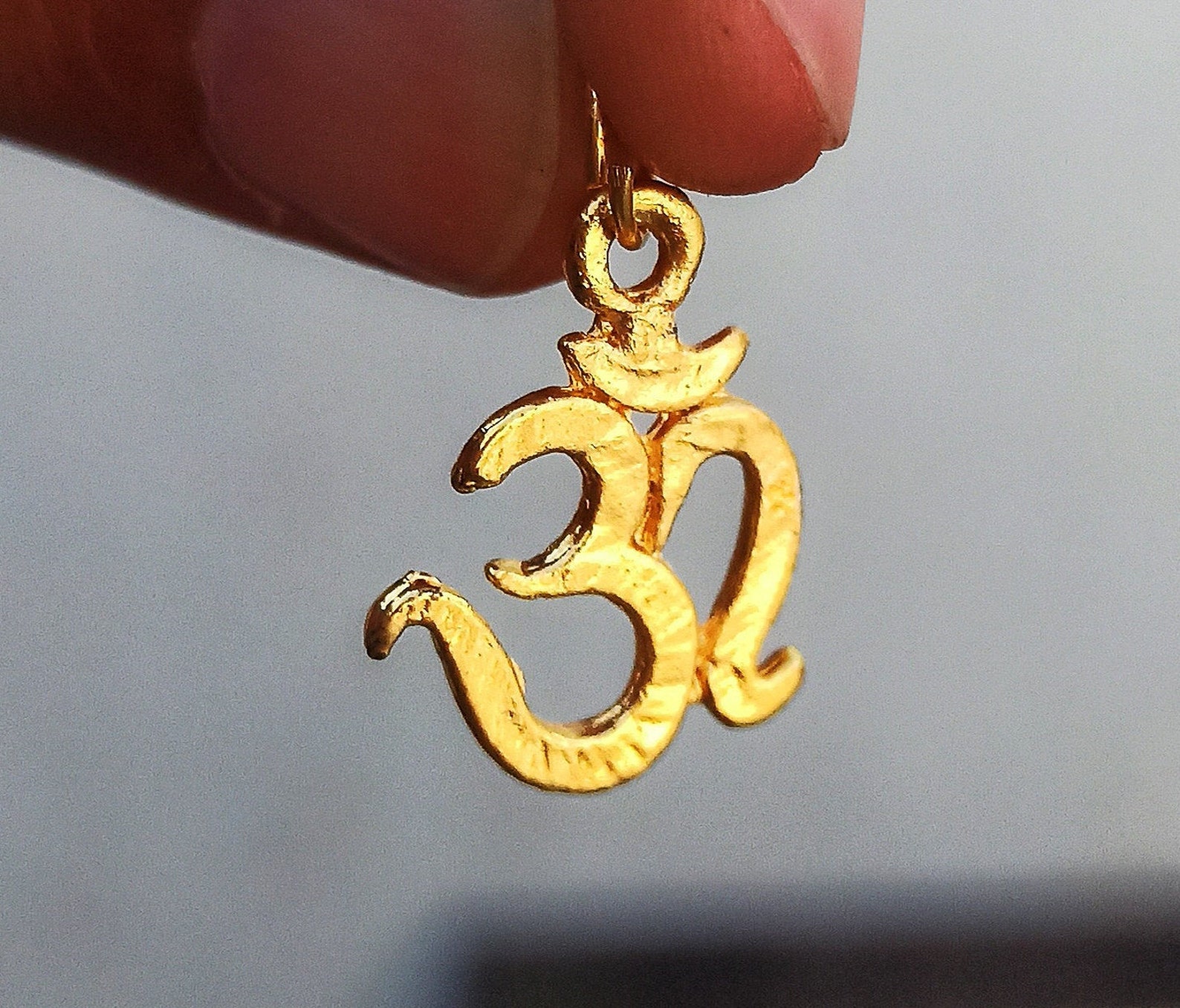 Om Pendant Necklace Pendant Charm Om Pendant Charm Hindu - Etsy UK
