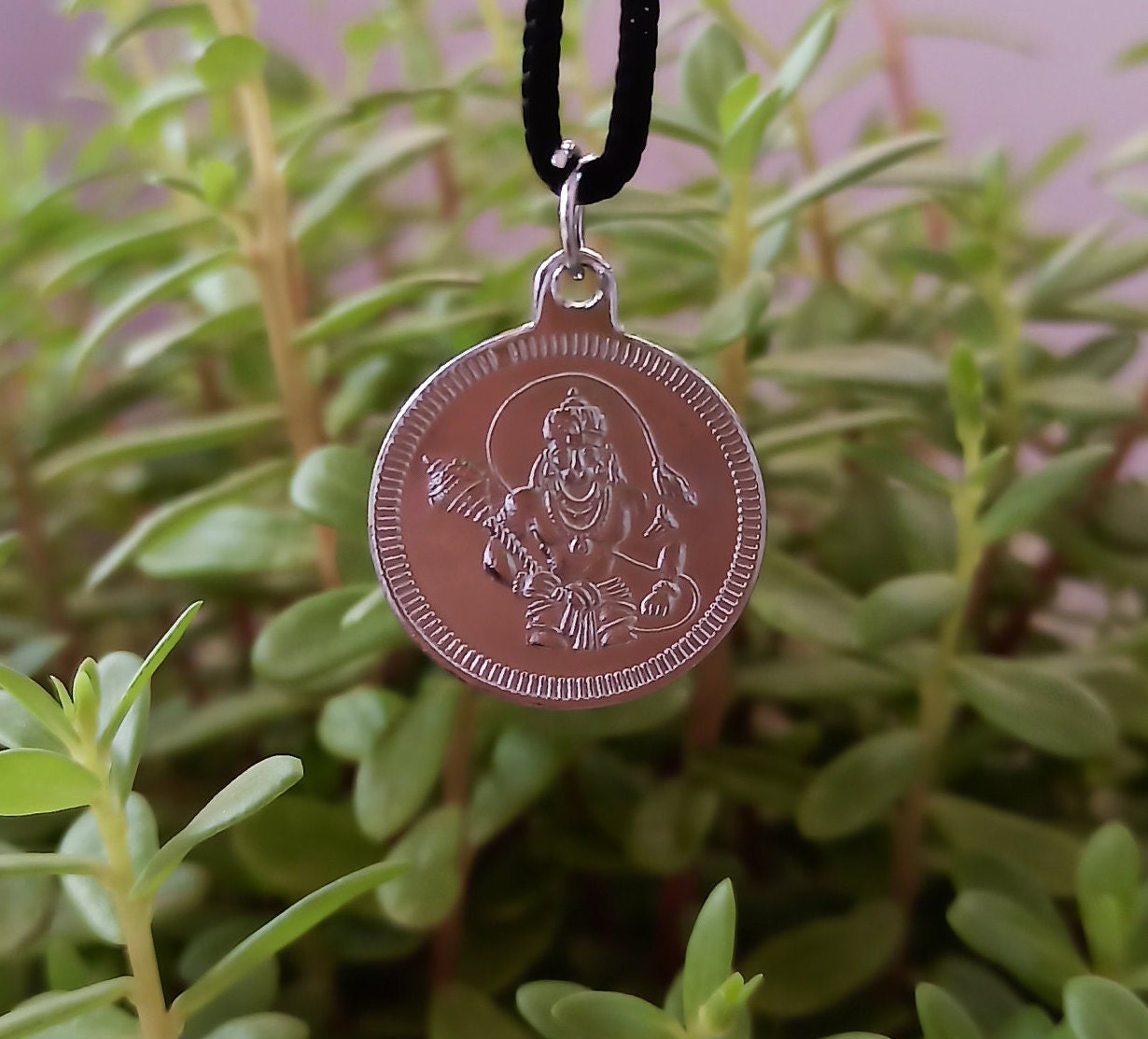 Lord Hanuman Pendant Hindu God Hanuman Silver Locket India - Etsy