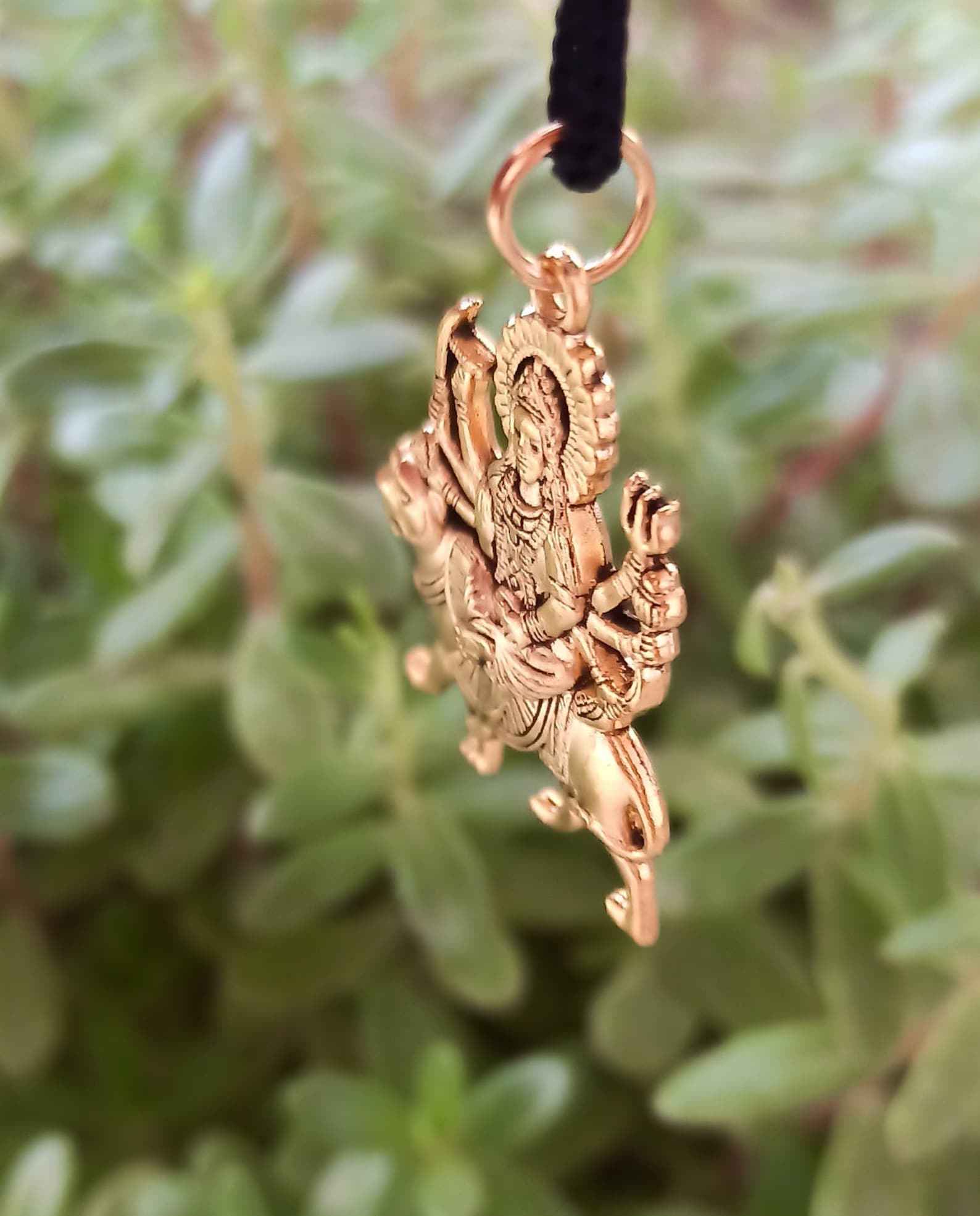 Durga Mata Pendant, Hindu Deity Mahavidhya Goddess Maa Durga Tribal ...