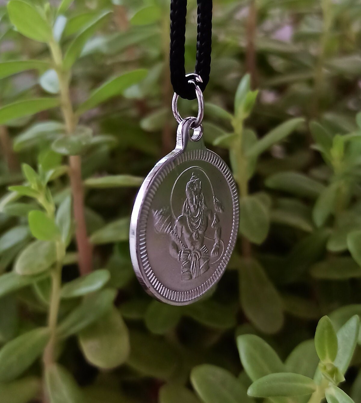 Lord Hanuman Pendant Hindu God Hanuman Silver Locket India - Etsy