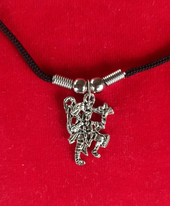 Lord Hanuman Pendant Hindu God Hanuman Silver Plated Locket - Etsy