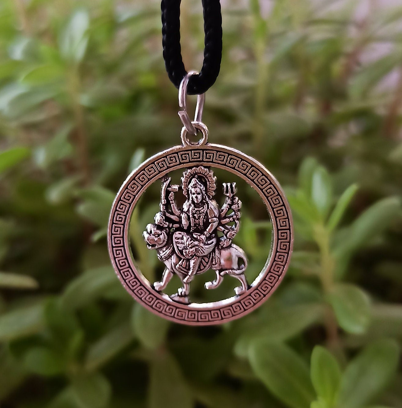 Durga Mata Pendant Hindu Deity Mahavidhya Goddess Maa Durga - Etsy
