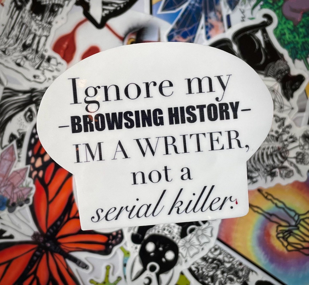 Writer Author Sticker Stickers for Writers - Etsy