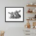 Besties - Cows - Black and White Print - Etsy