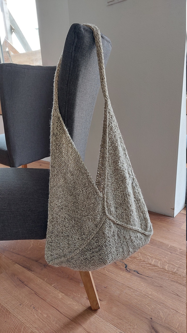 KNITTING PATTERN Bag*sow Bag*tote Crochet Bag*shopping Women Wool ...