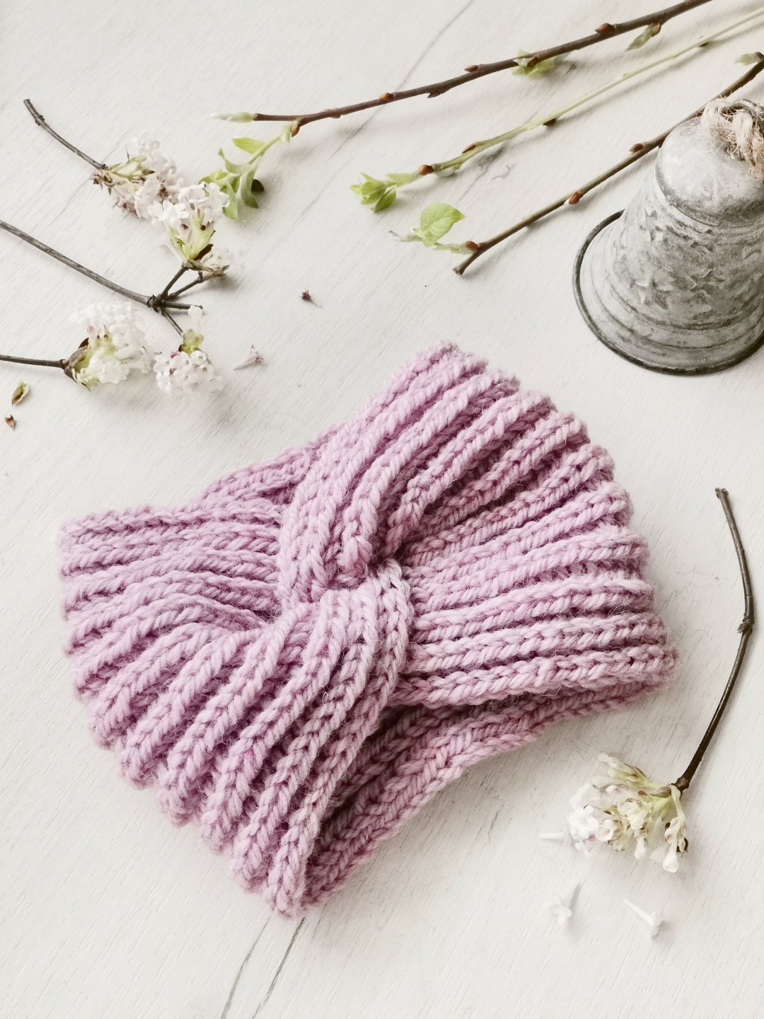 KNITTING PATTERN Headband beginner Easy Knitting Patternear - Etsy