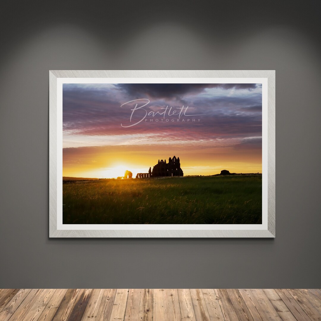 Whitby Abbey at Sunset, North Yorkshire, Fine Art Landscape Photography ...