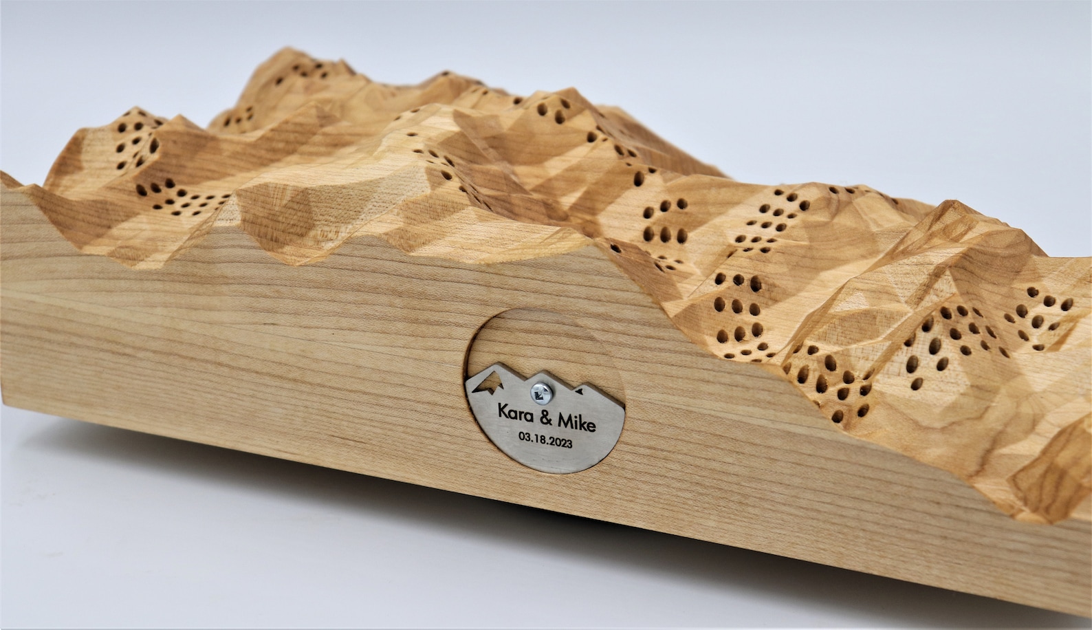 Mt. Cribb Custom Cribbage Board - Etsy